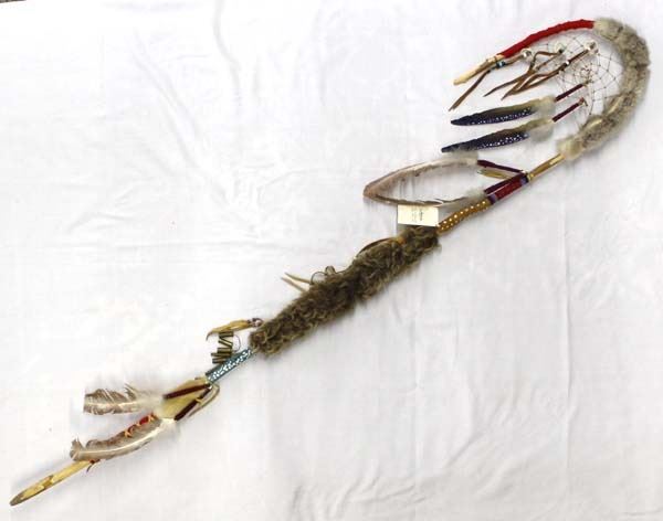 Native American Medicine Staff by Les Walker