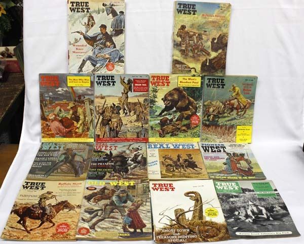14 Vintage Western Cowboy Magazines
