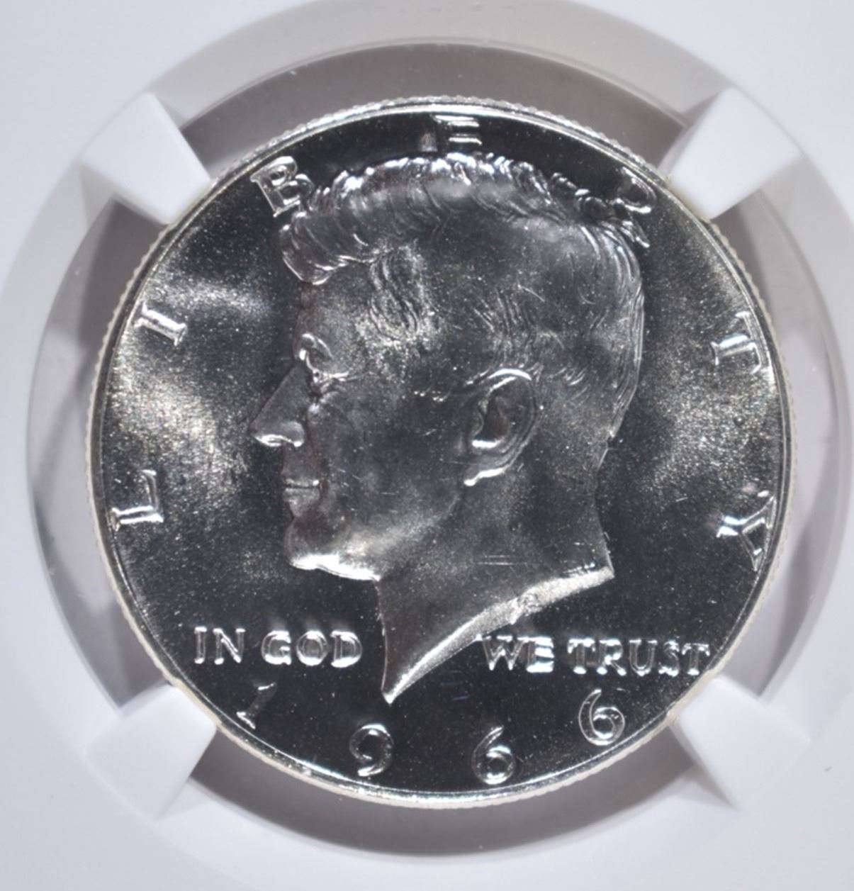 1966 SMS KENNEDY HALF DOLLAR NGC