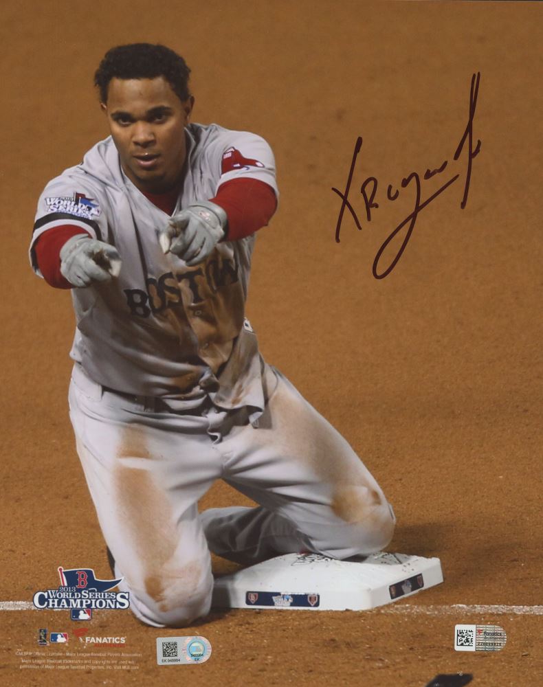 Xander Bogaerts Signed Red Sox 8x10 Photo (Fanatics Hologram MLB Hologram)