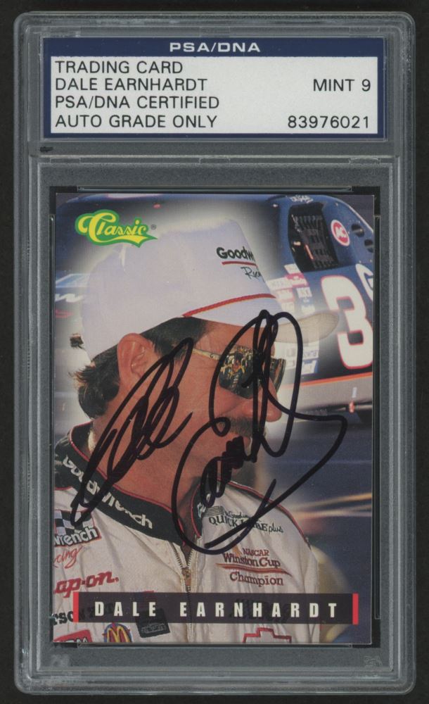 Dale Earnhardt Sr. Signed 1995 Finish Line #111 Dale Earnhardt (PSA ...