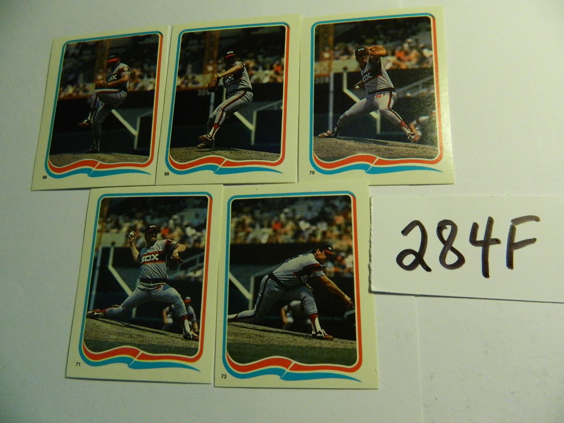 Five (5) Different 1985 Fleer Star Sticker of Tom Seaver, White Sox ...