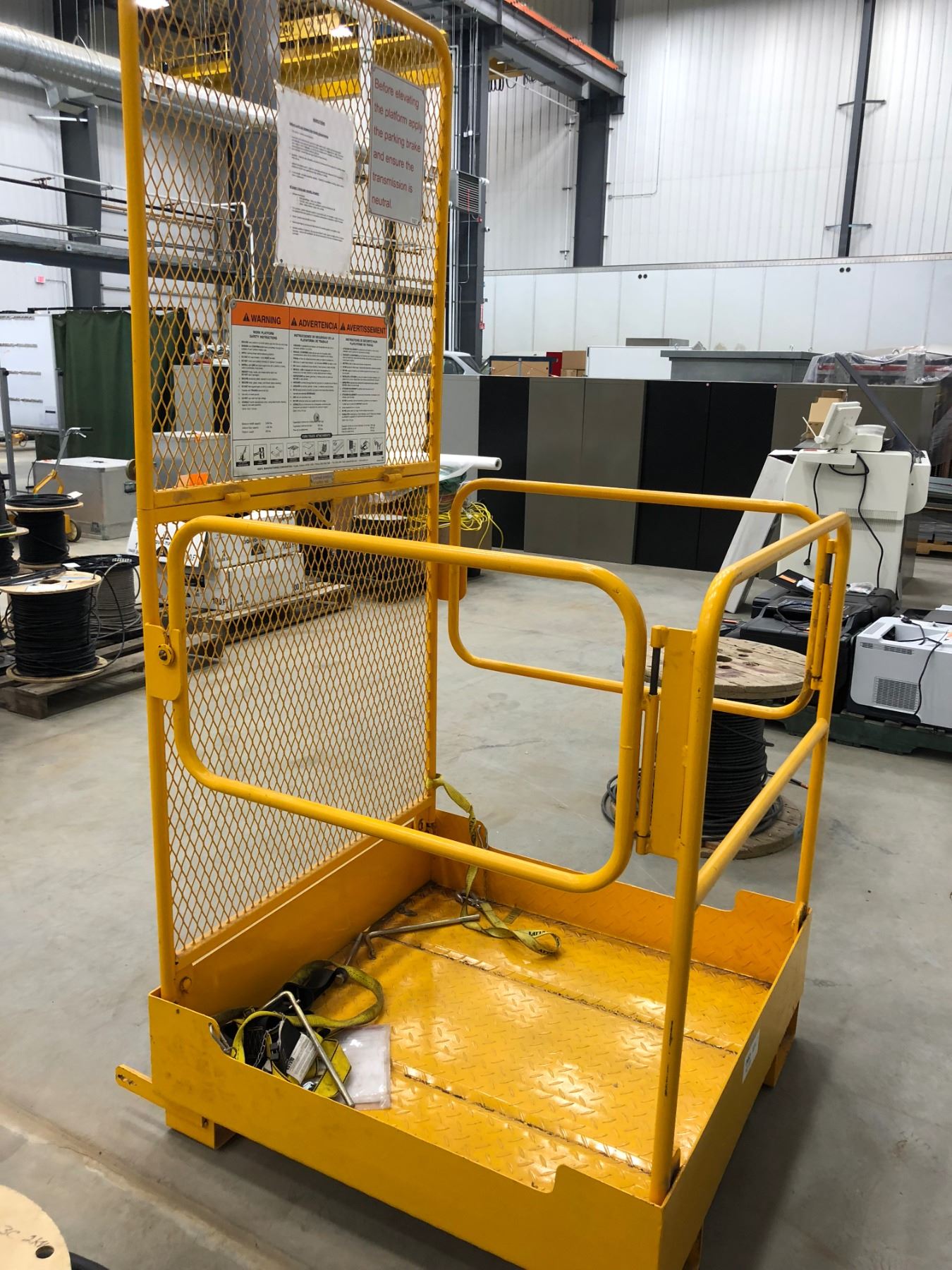 Bestil forklift man cage, model WP-3737-FD