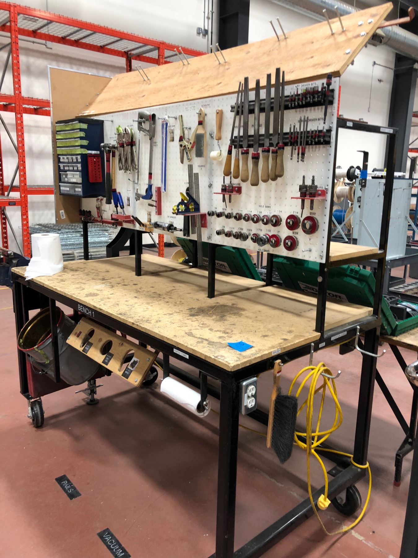 Heavy duty custom rolling work bench 72" x 36" x 73" powder coat black ...