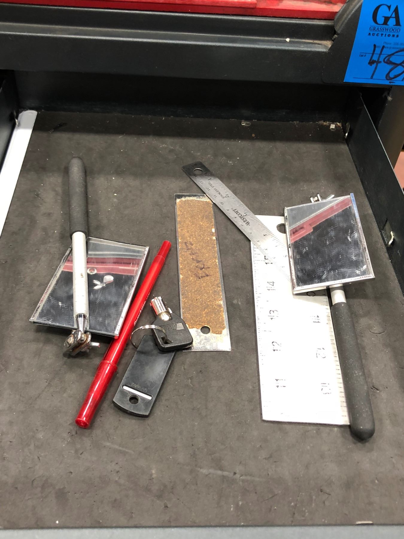 2 piece Mastercraft Maximum tool box, includes assorted tools in drawers