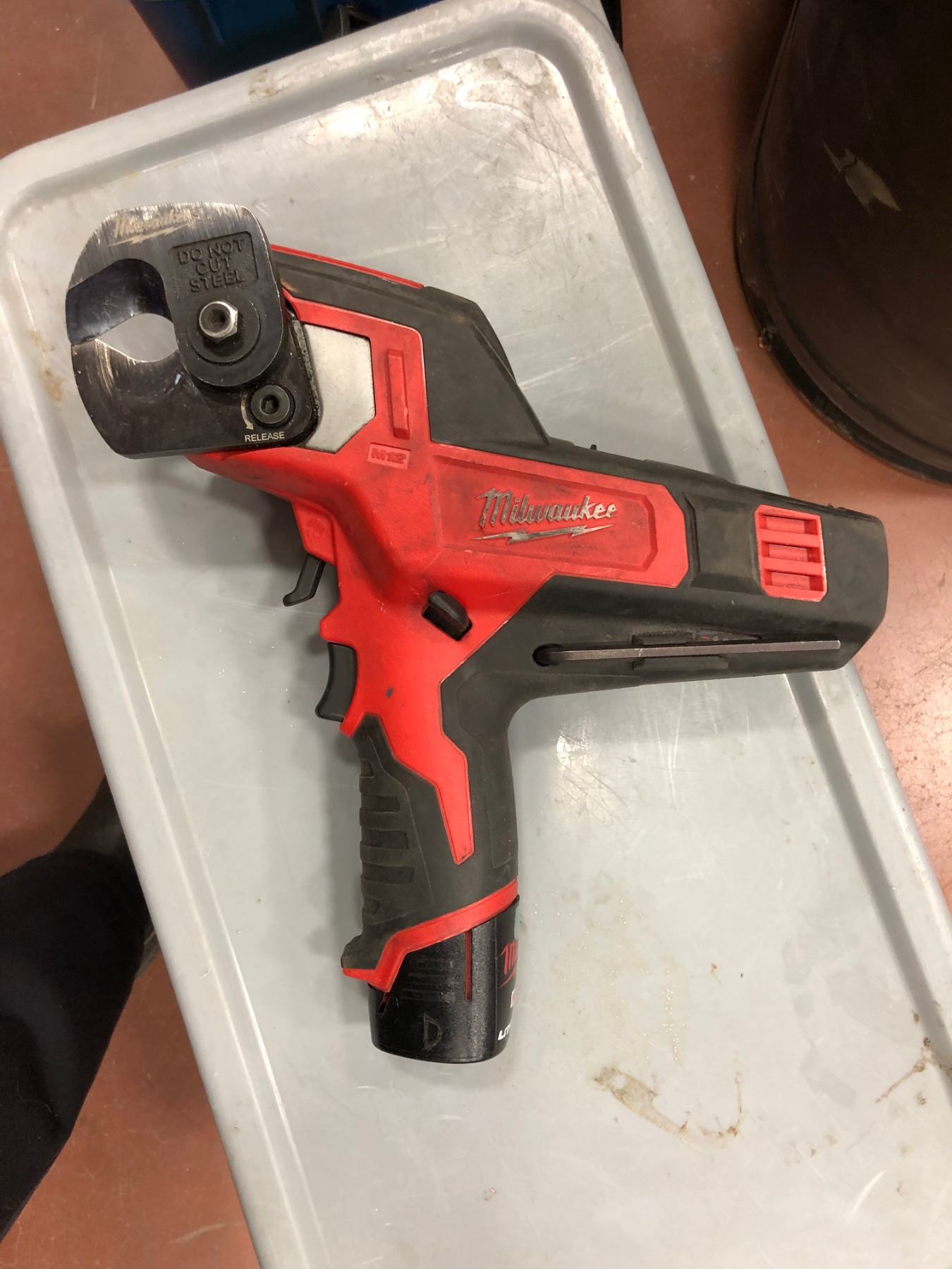 Milwaukee M18 angle drill, M18 battery, M12 driver, M12 impact, M12 ...