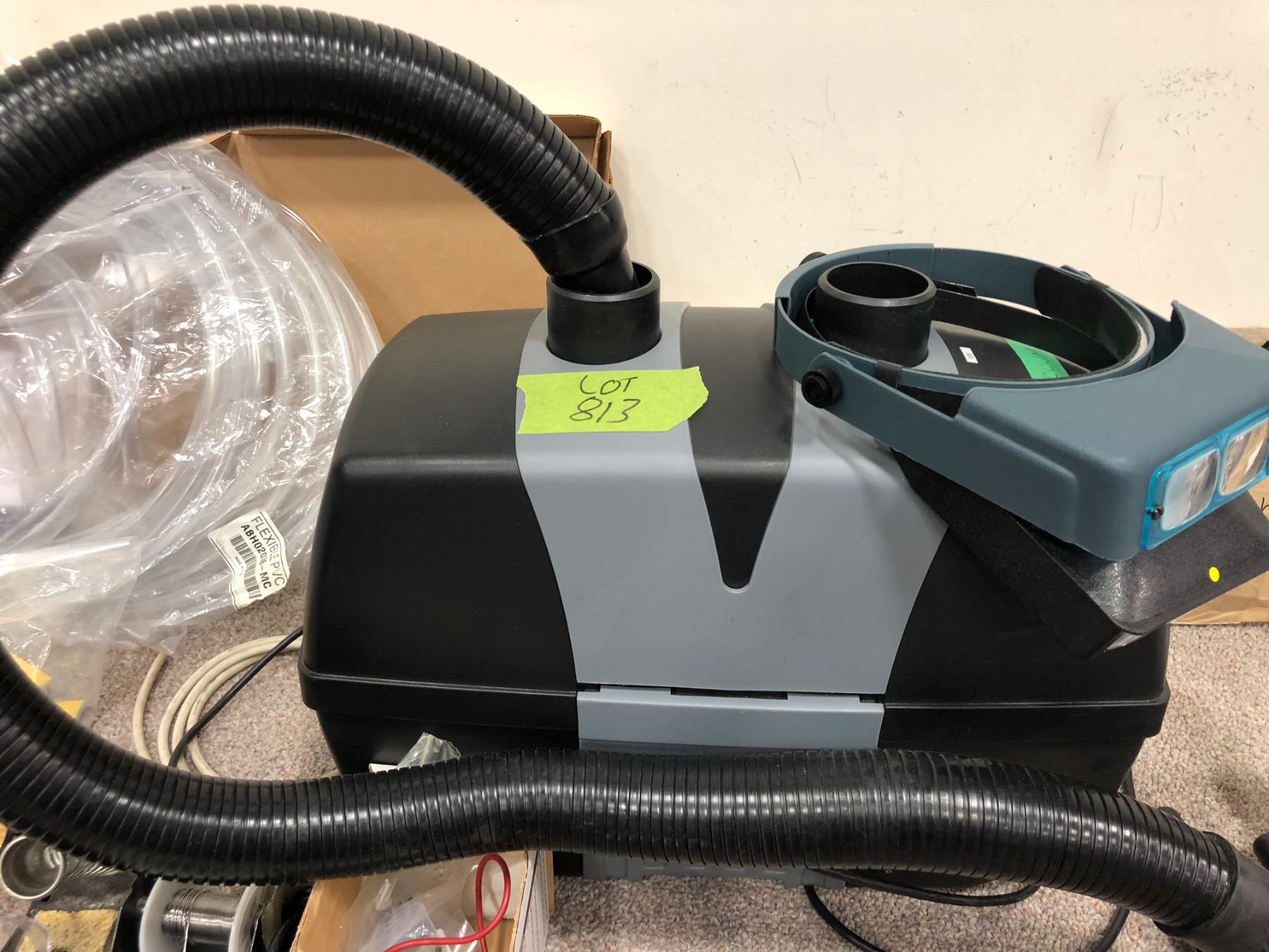 Fume extractor, HAKKO 936 solder station, solder tip cleaner, solder ...