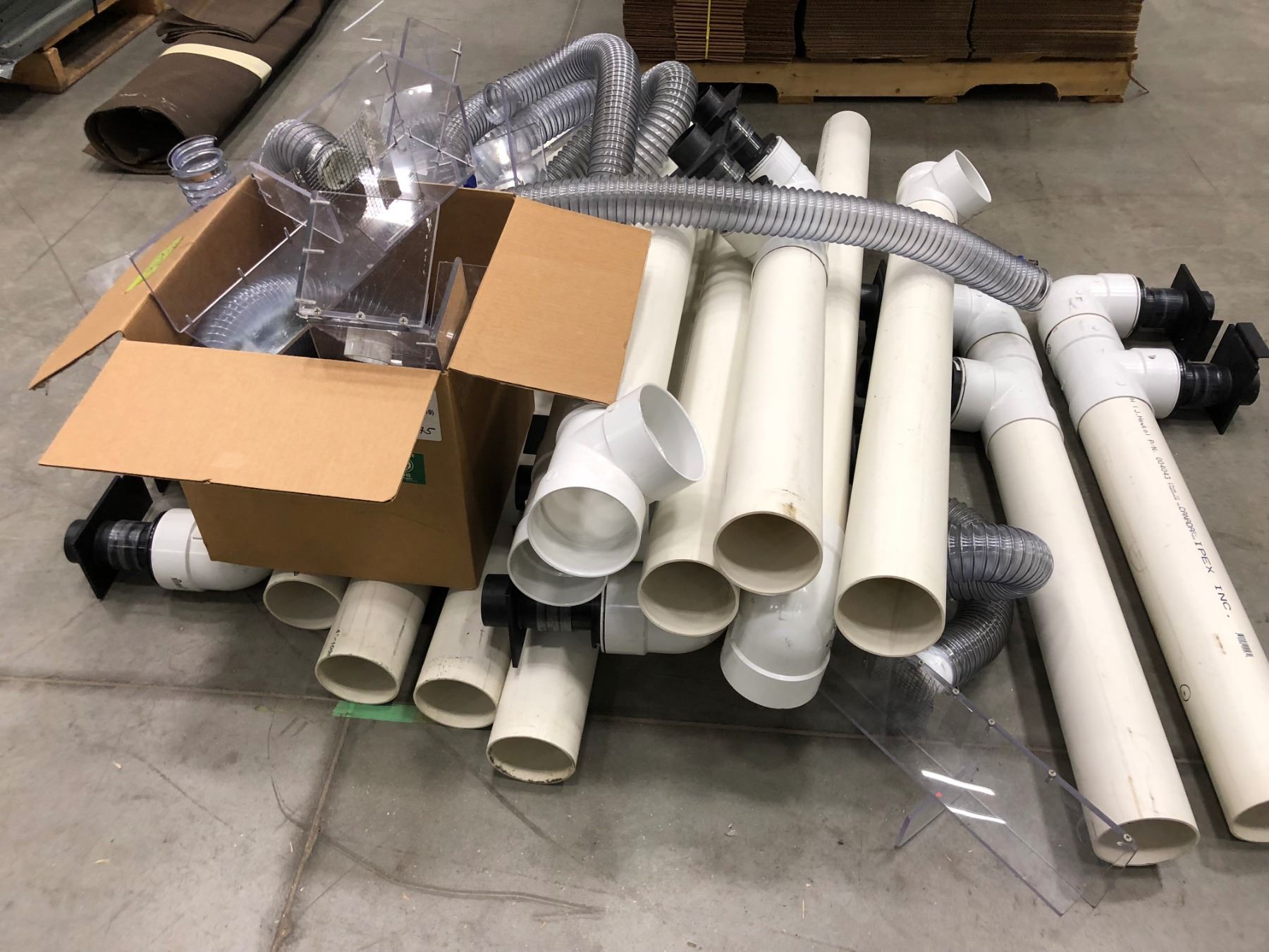 Bench fume/dust extractor system