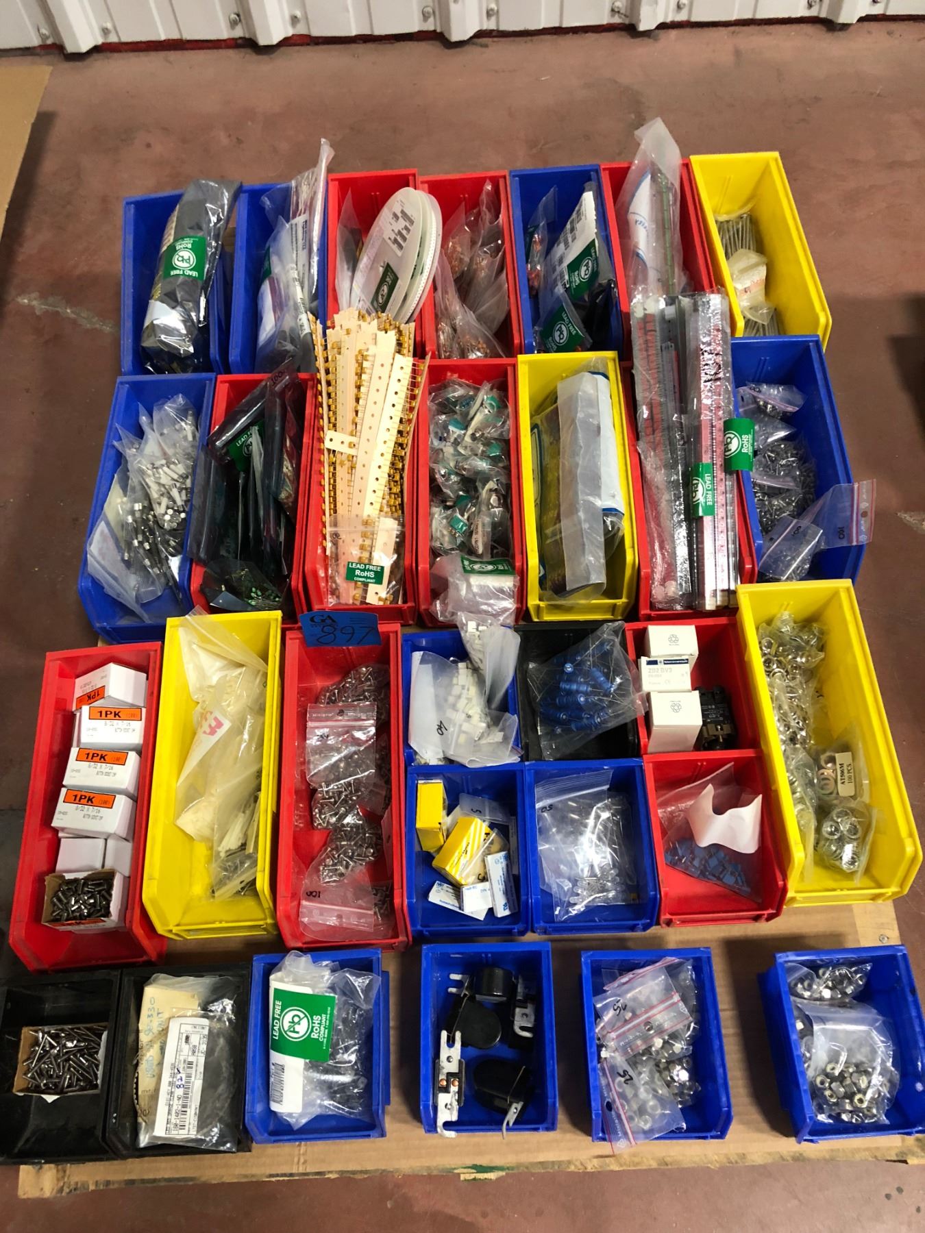 Assorted electronic components