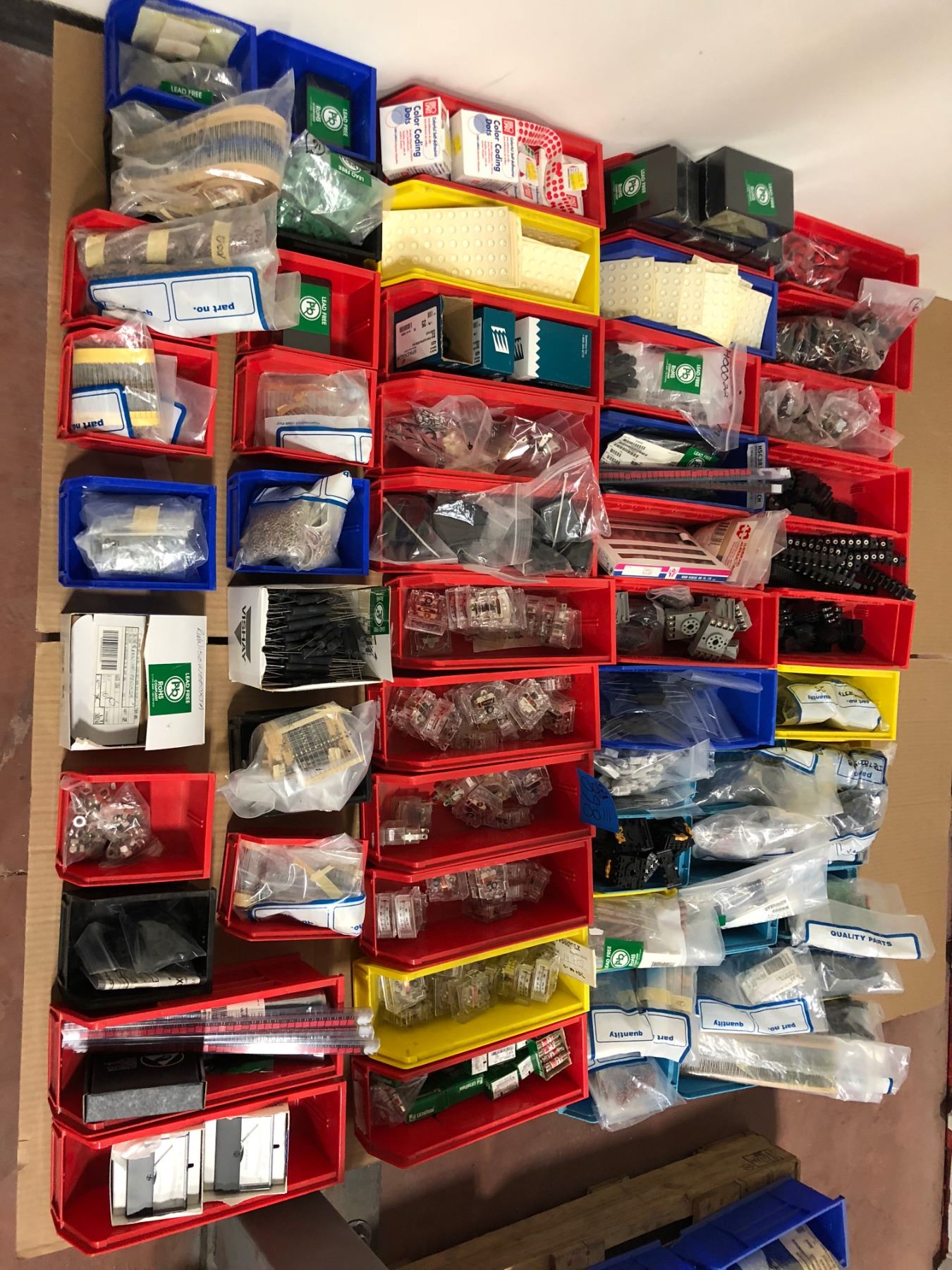 Assorted electronic components