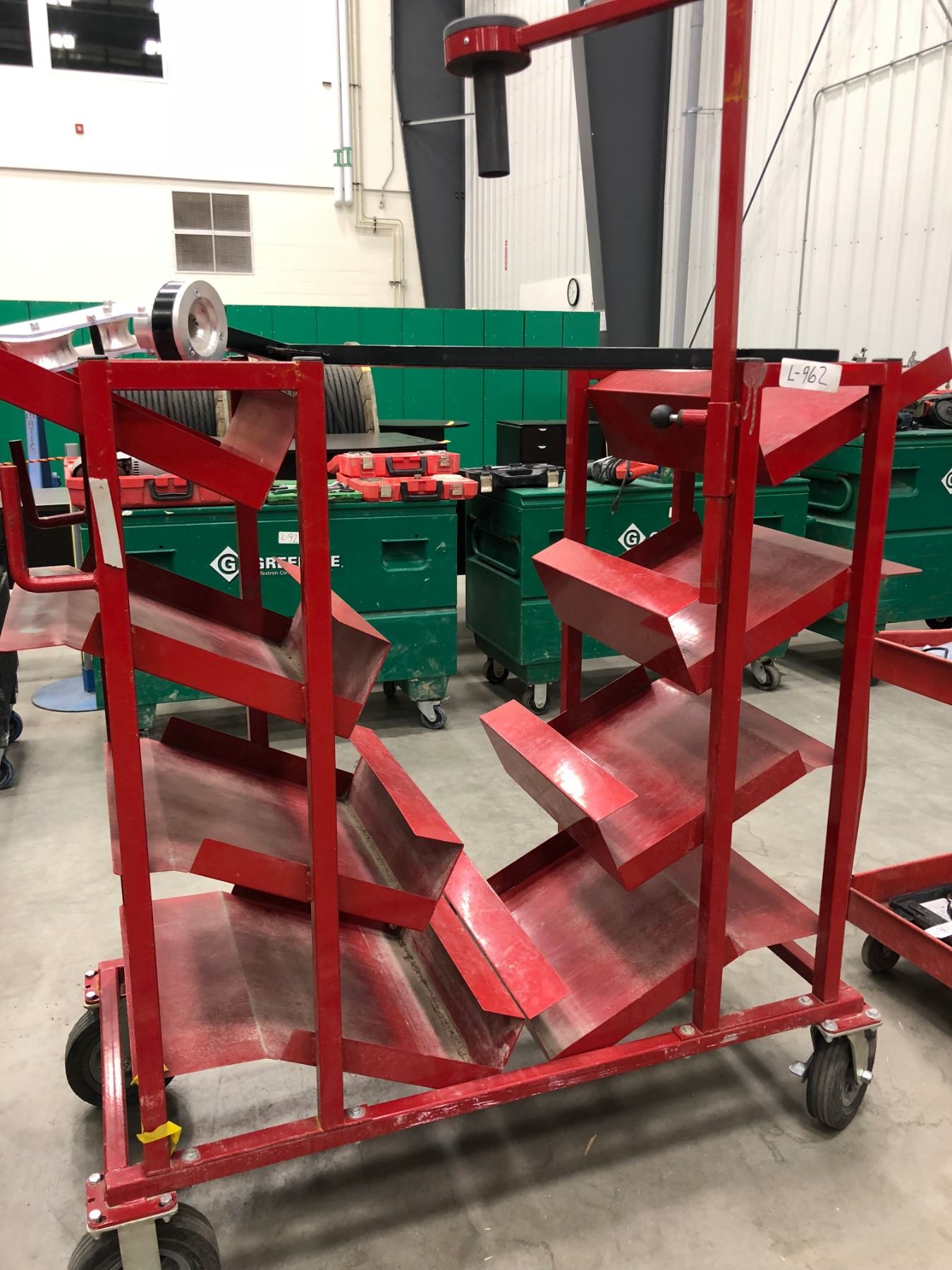 Steel electrical dispensing cart