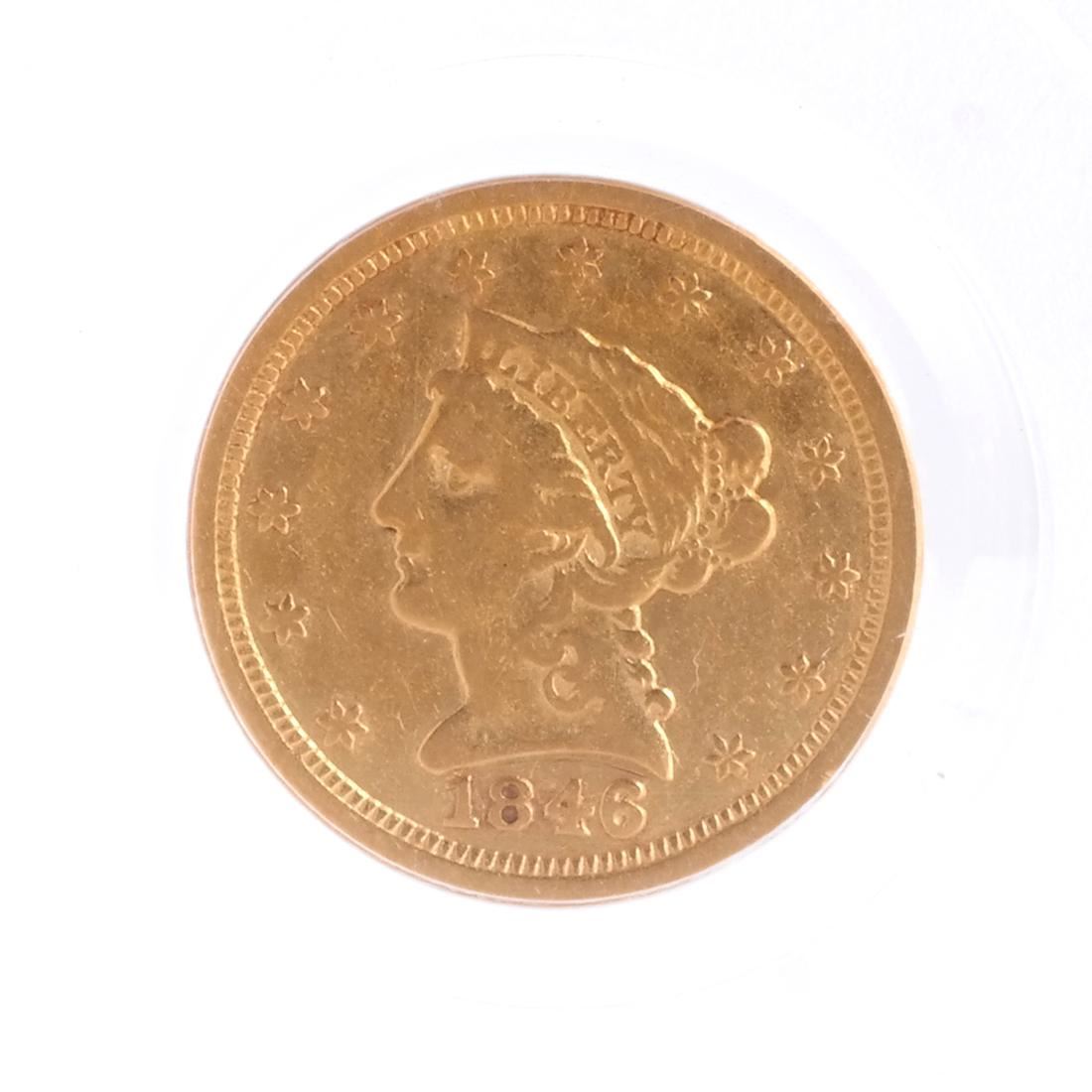 1847 O $2 1/2 Liberty Head Gold Coin