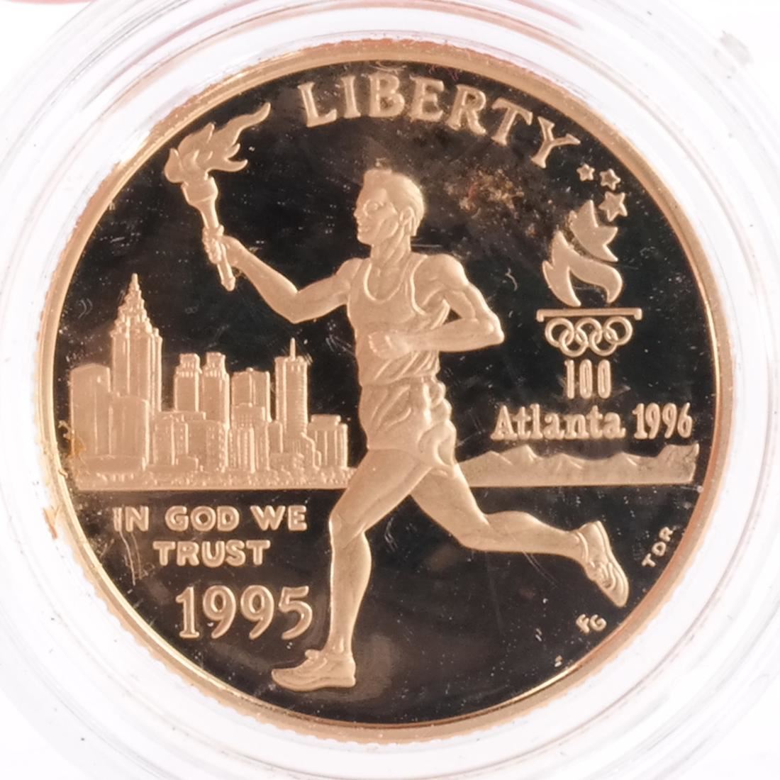 1995 $5 Olympic Proof, 5 Gold Coins