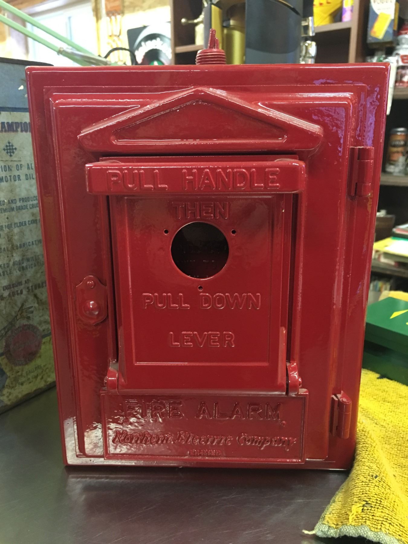 ANTIQUE, NORTHERN ELECTRIC, FIRE ALARM BOX