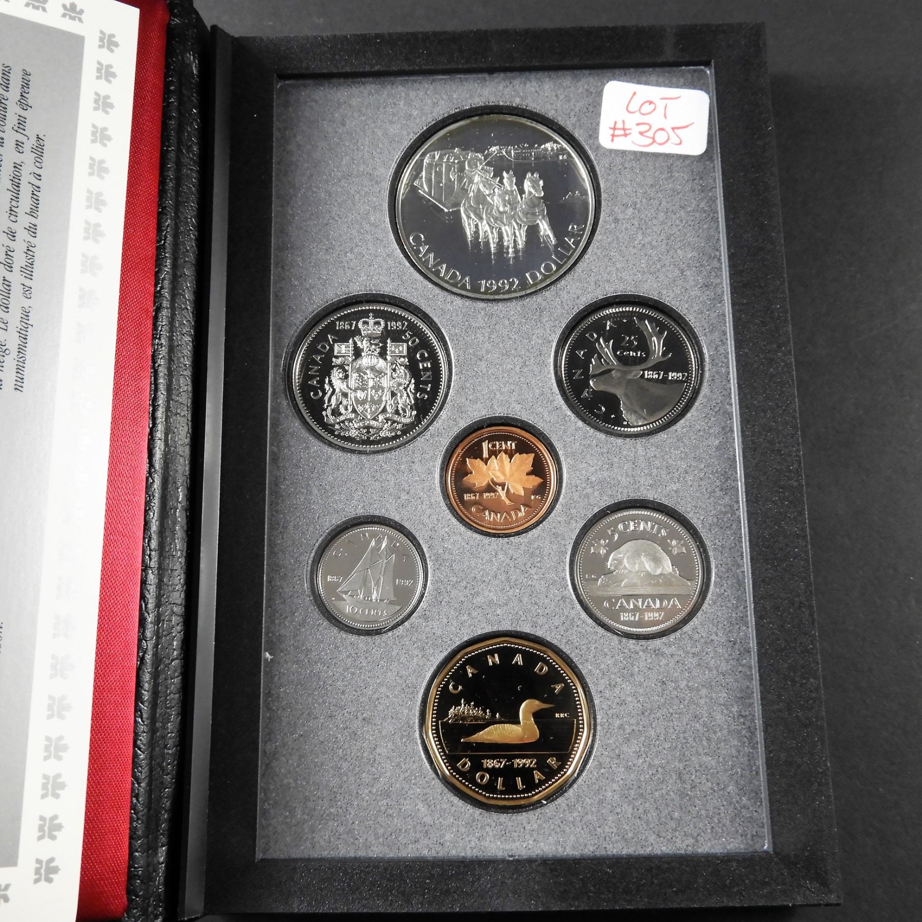 Canada 1992 Sterling Silver Double Dollar Proof 7 Coin Set