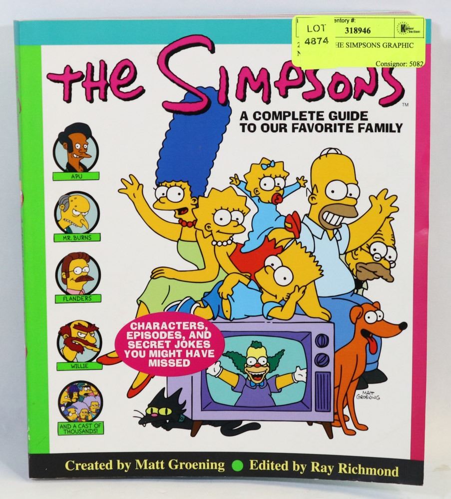 249 PAGE THE SIMPSONS GRAPHIC NOVEL “ A