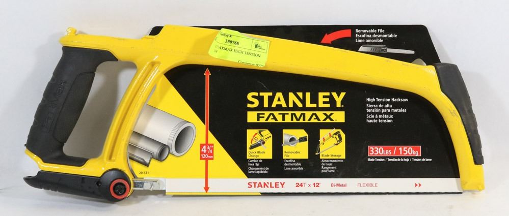 STANLEY FAXMAX HIGH TENSION HACK SAW