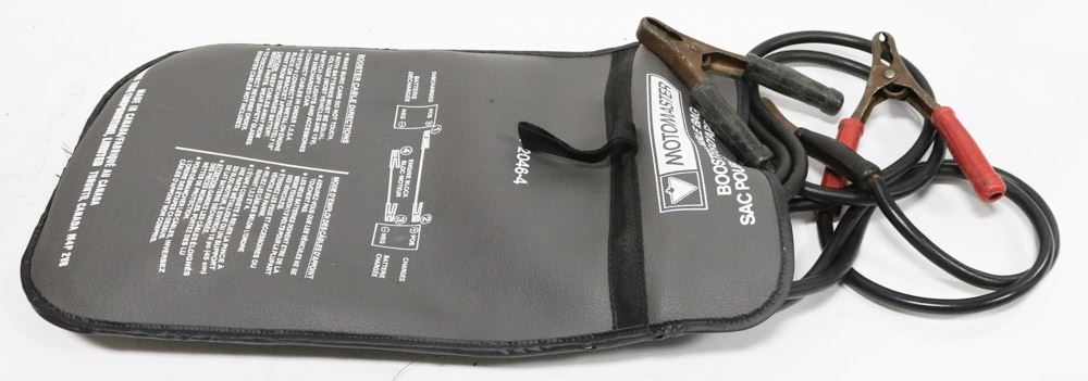 MOTOMASTER BOOSTER CABLE BAG WITH HEAVY DUTY CABLE - Kastner Auctions