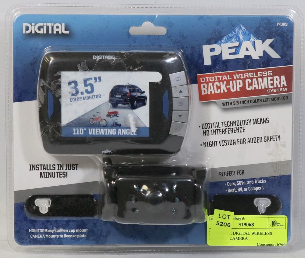 NEW PEAK DIGITAL WIRELESS BACK-UP CAMERA