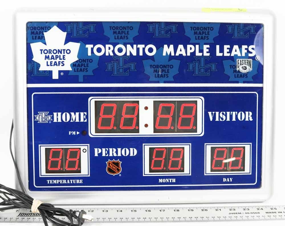 TORONTO MAPLE LEAFS SCOREBOARD CLOCK
