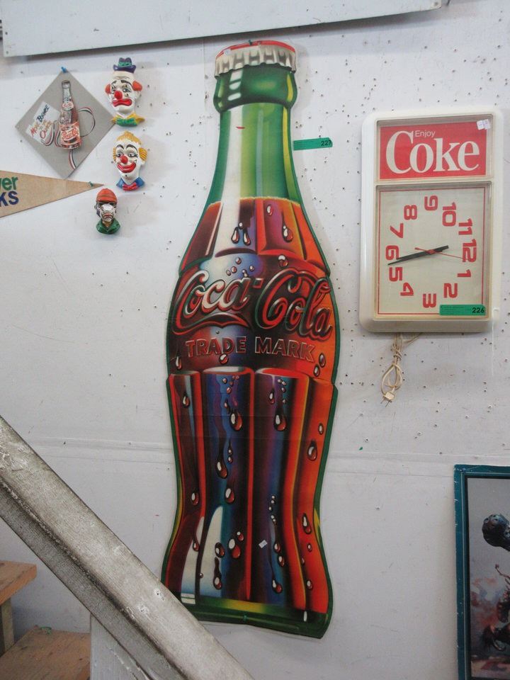 Vintage Coca-Cola Corner Store Laminate Sign