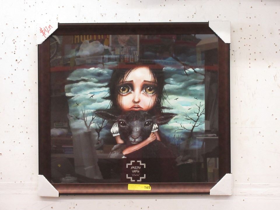 Framed Angelina Wrona Print "Clarice"