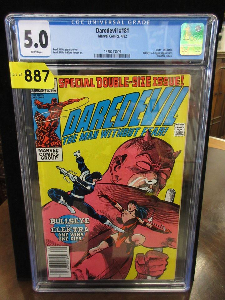 Graded 1982 "Daredevil #181" Marvel Comic