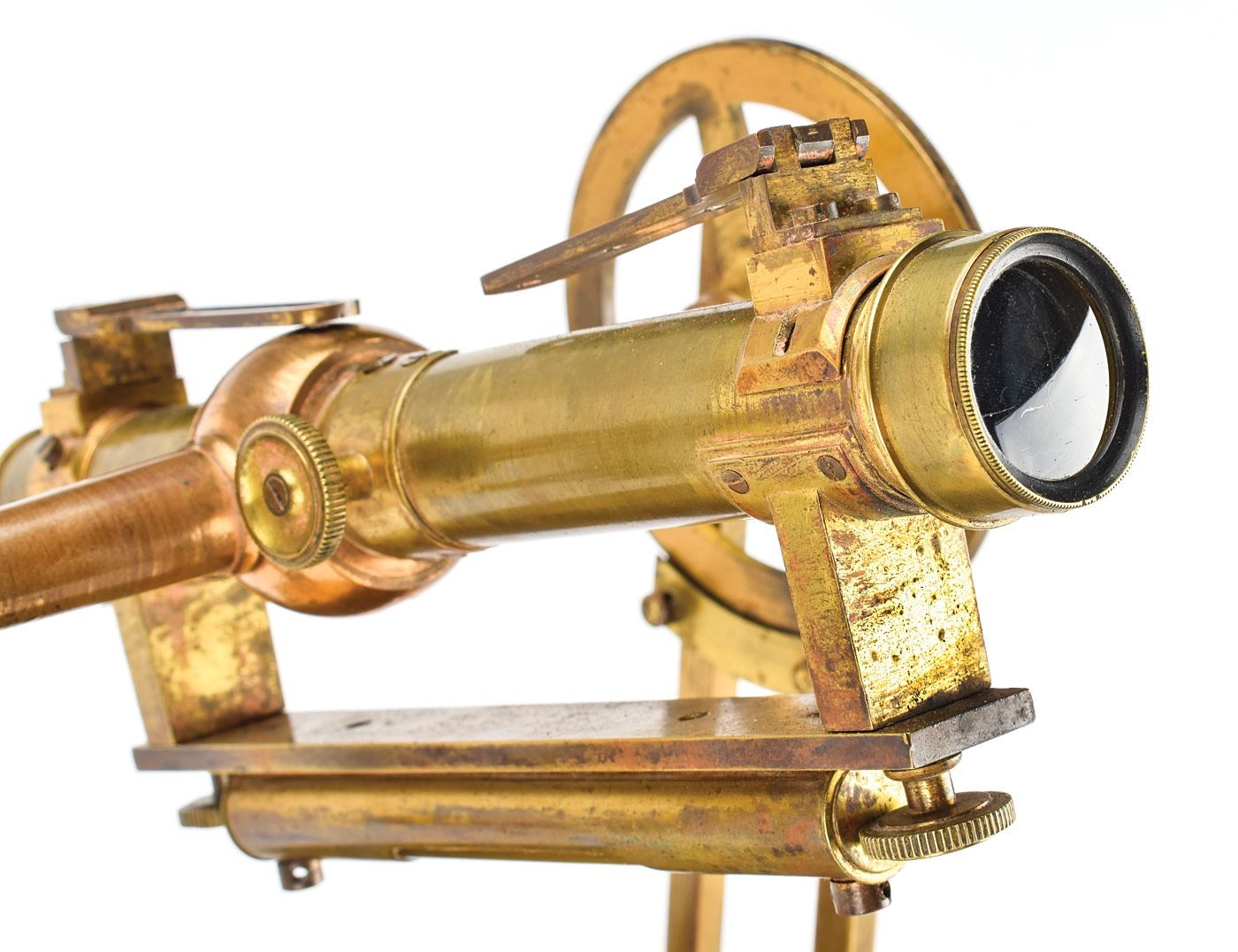 Antique William Wilton Theodolite Survey Instrument
