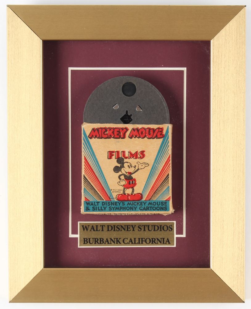 Disneyland 8x10x1 Custom Framed Vintage 1950s Mickey Mouse Film Shadow ...