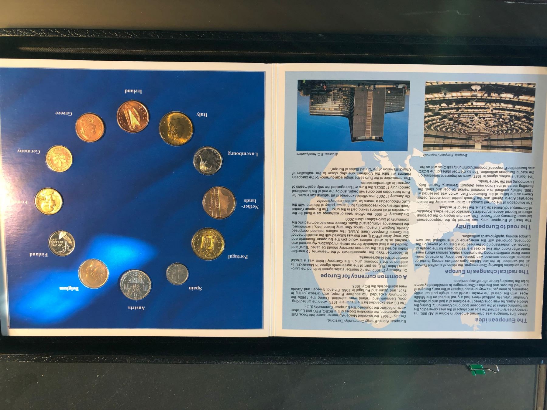 Euro-Zone Countries Collection of the last National Coins in Original ...