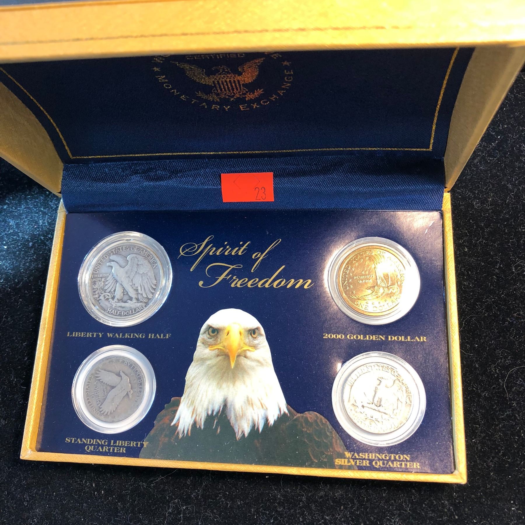 Spirit of Freedom US Coin Collection with Many Silver Coins in Original ...