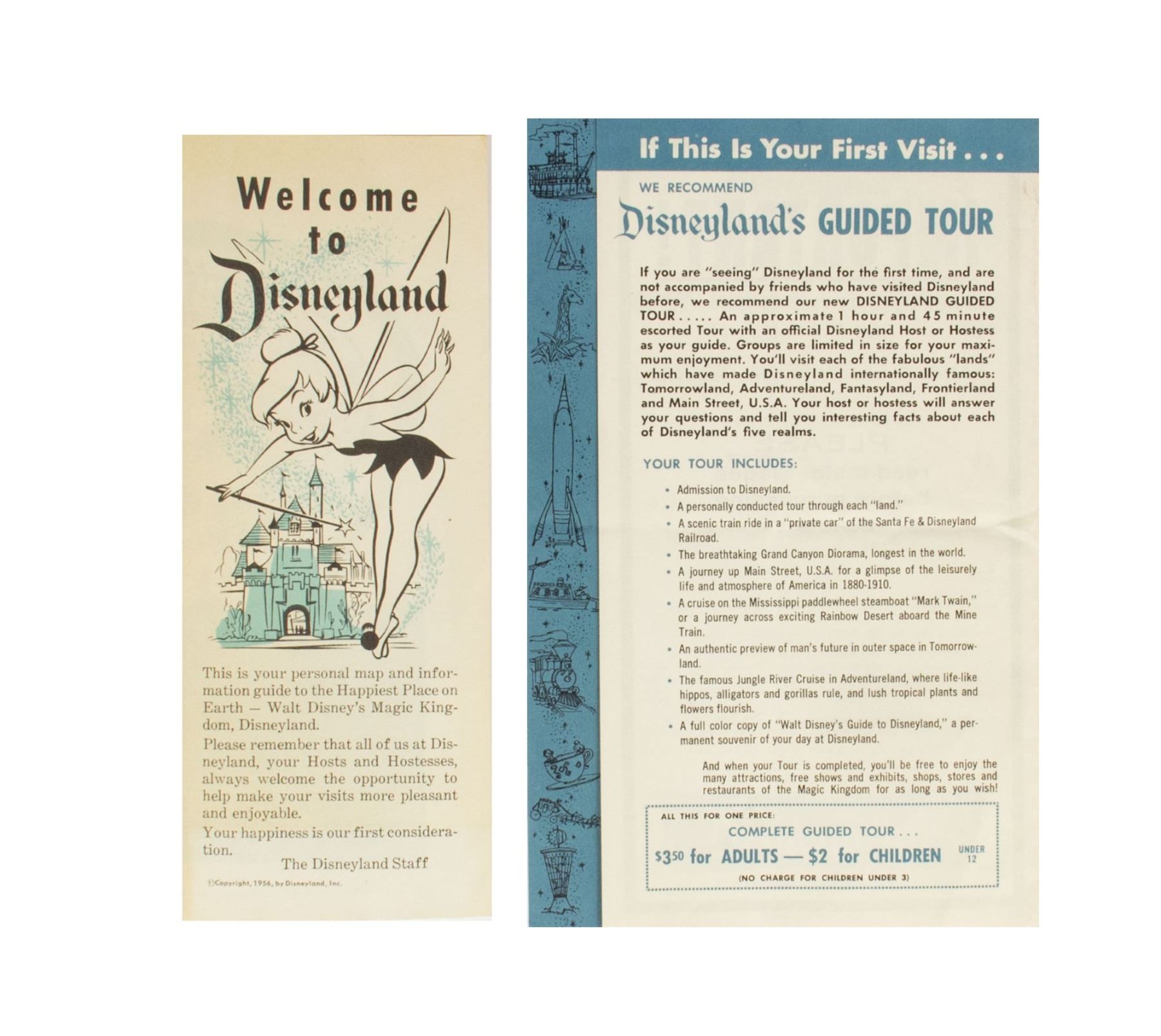 Pair of Early Disney Brochures.