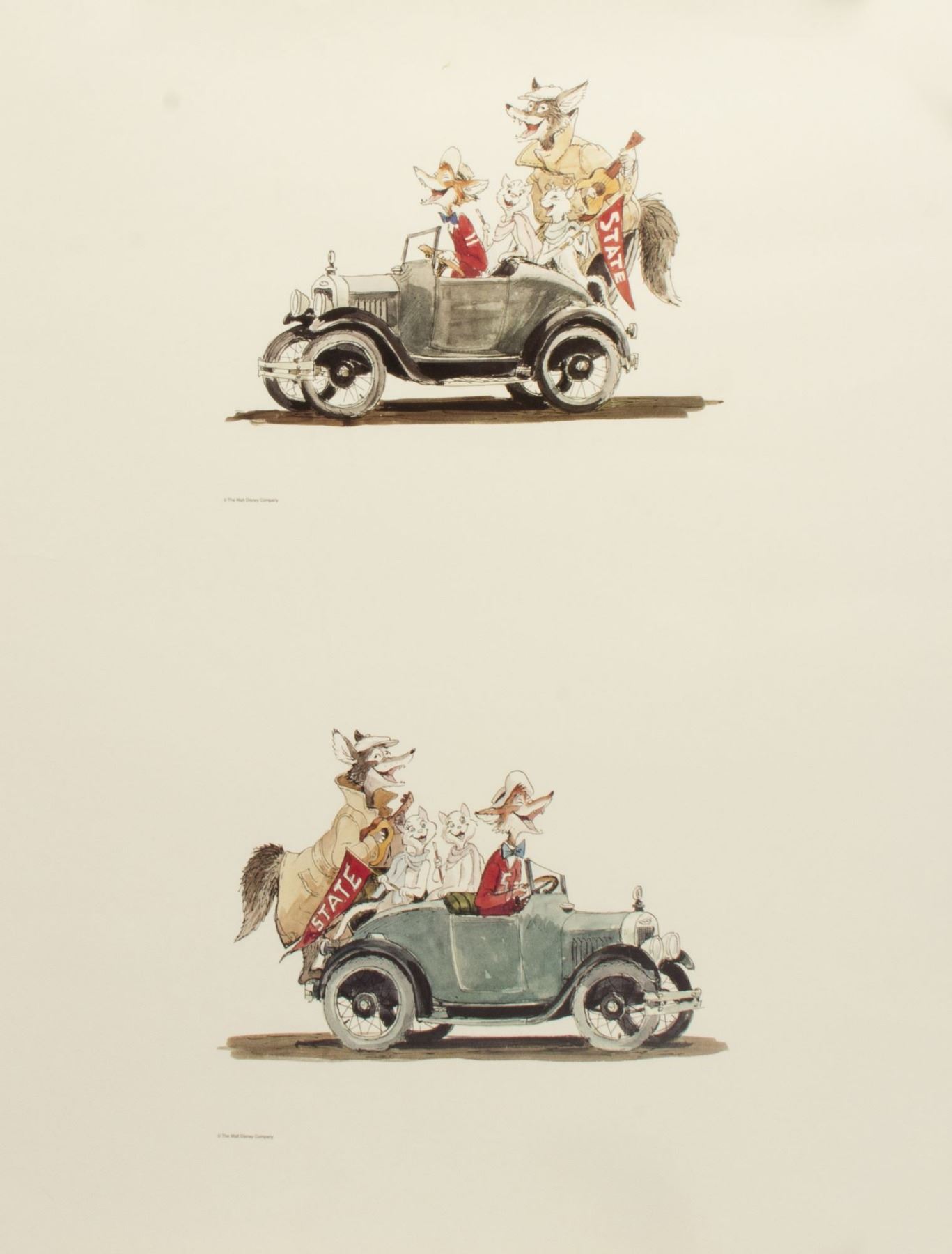 Marc Davis "America Sings" Concept Print.