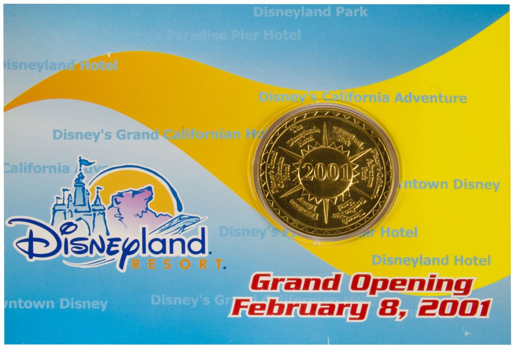 Disneyland Resort Grand Opening Coin. - Van Eaton Galleries