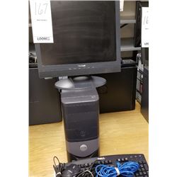 DELL OPTIPLEX 170L DESKTOP COMPUTER/ XP PROFESSIONAL/VIEW SONIC FLAT ...