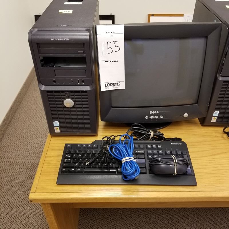DELL OPTIPLEX 210L DESKTOP COMPUTER/ XP PROFESSIONAL/DELL MONITOR ...