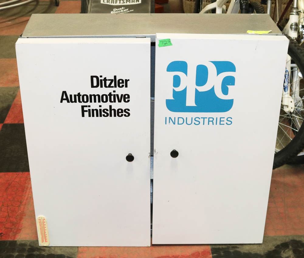 PPG INDUSTRIES AUTOMOTIVE CABINET AS IS