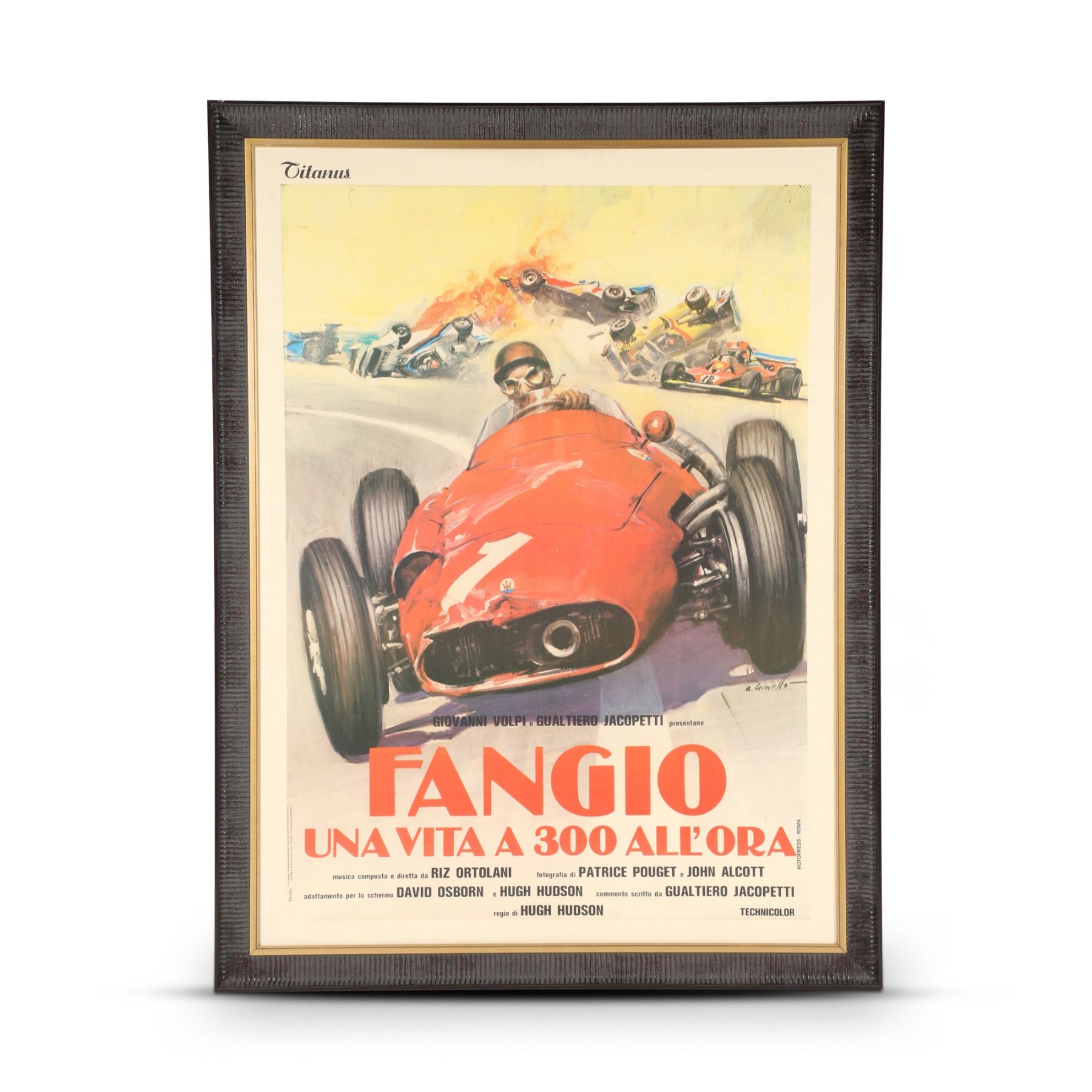 Massive 60" Fangio Racing Poster