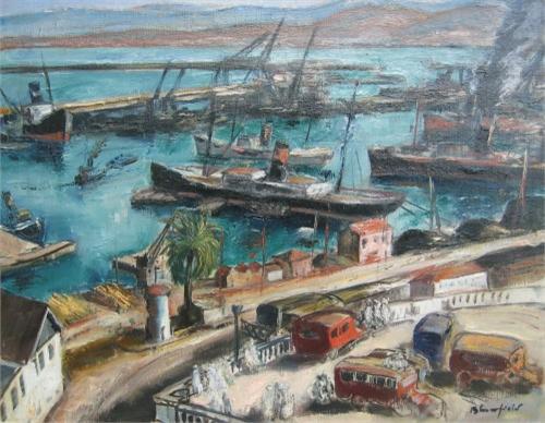 Mediterranean Harbour Scene; Harry Bloomfield (British, 1870 ...