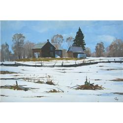 Spring Thaw; Ronald N. Okey (Canadian, 1921 - )