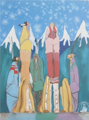 Them & Those Mountains; Sam English (American, 20th century)