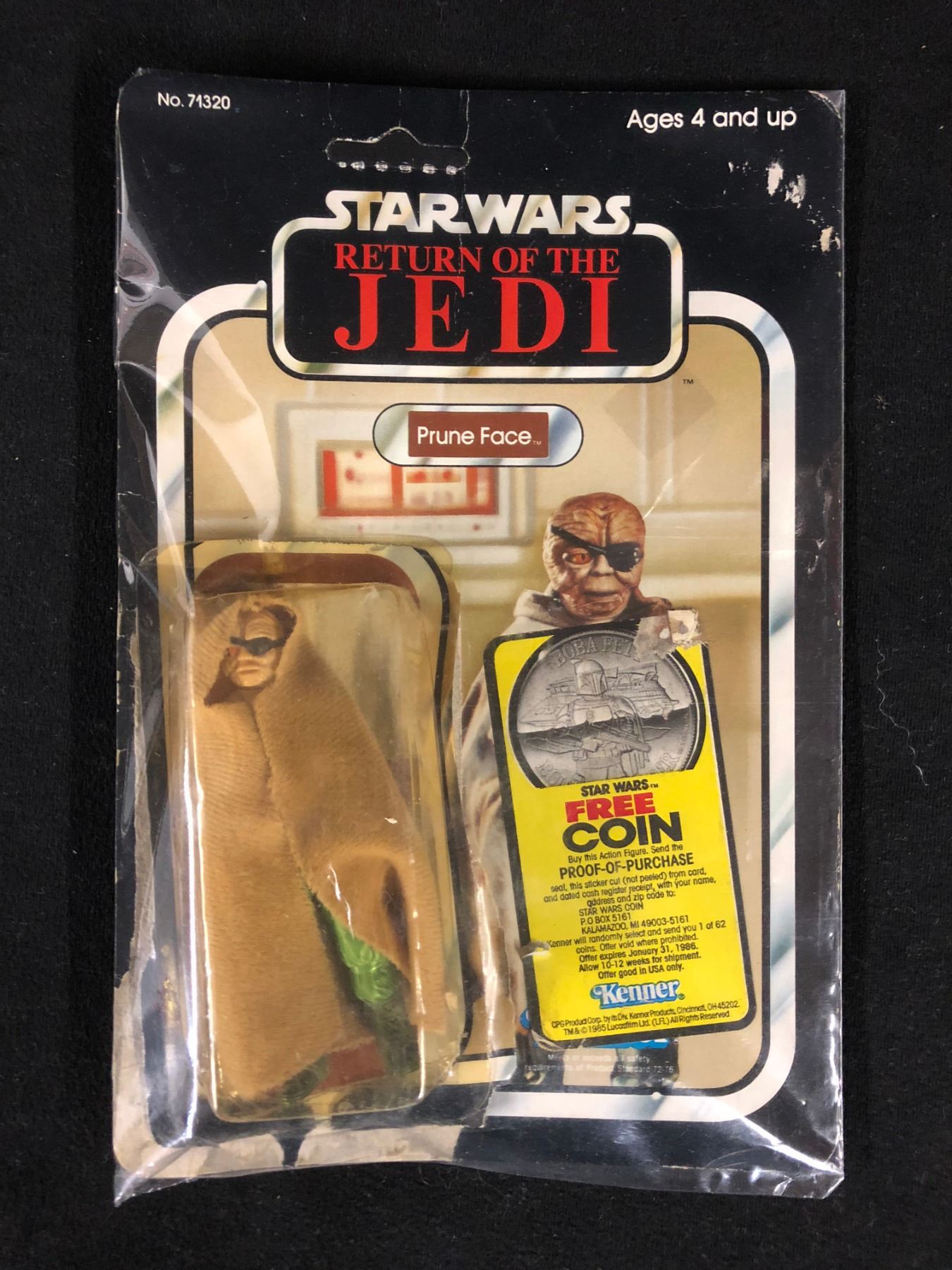 STAR WARS RETURN OF THE JEDI ACTION FIGURE (PRUNE FACE)
