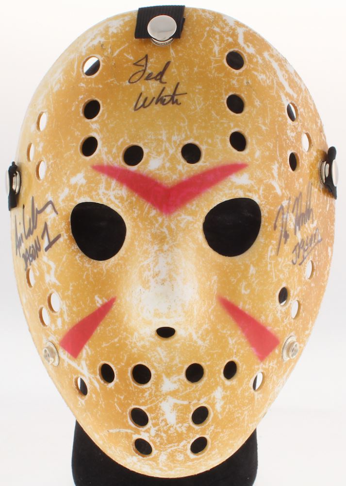 Kane Hodder, Ted White Ari Lehman Signed "Friday the 13th" Mask ...