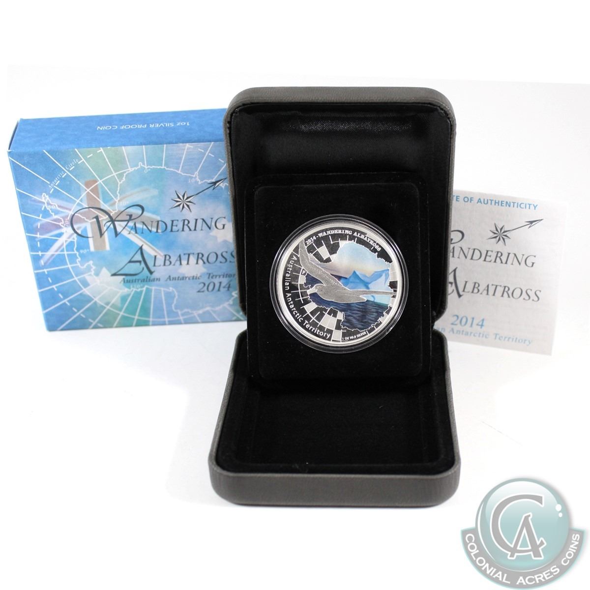 2014 1 oz. Australian Wandering Albatross Fine Silver Proof Coin (Tax ...