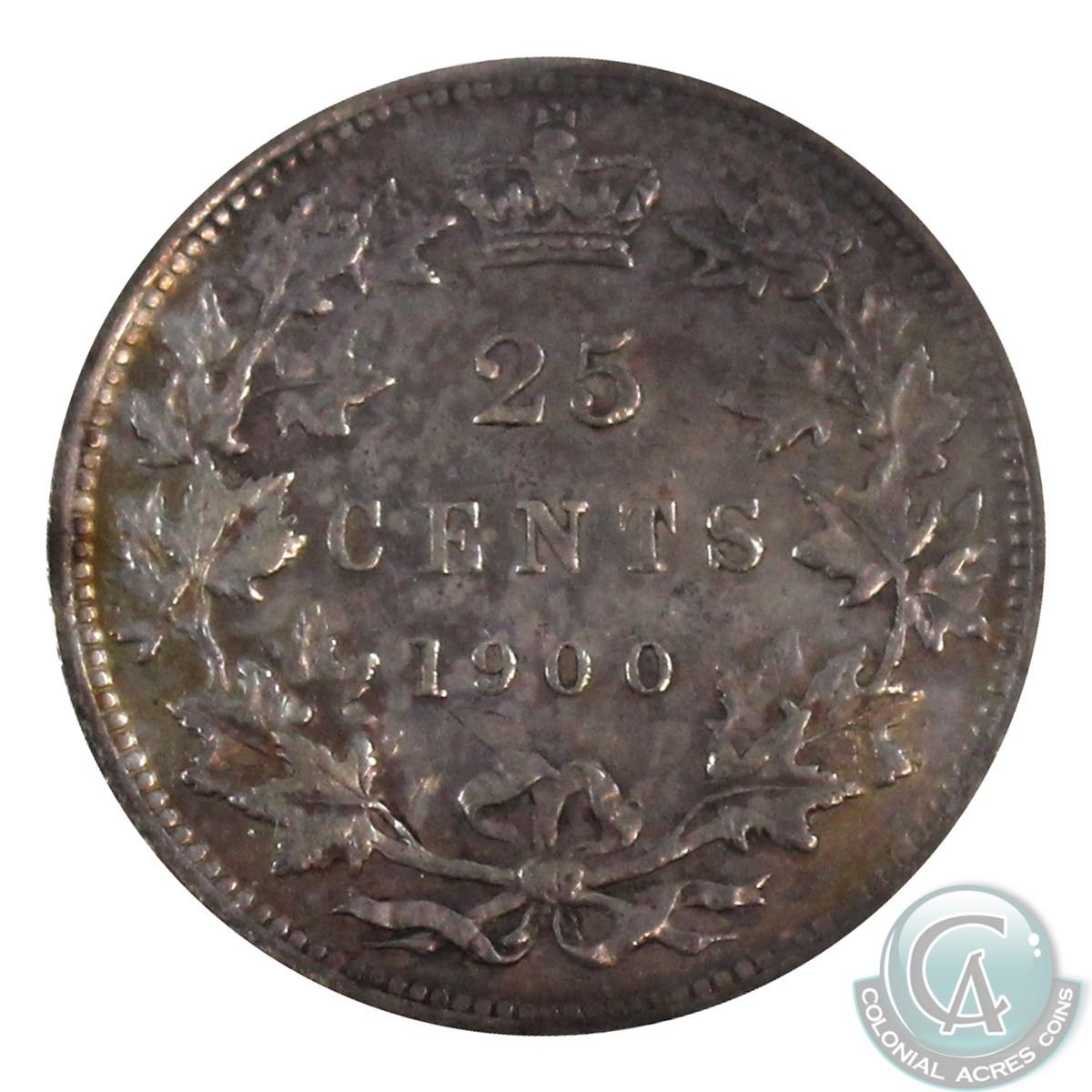 25-cent 1900 ICCS Certified EF-45