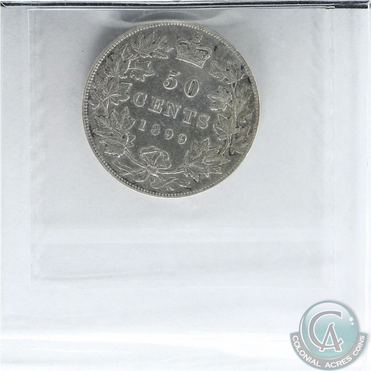 50-cent 1899 ICCS Certified VF-20