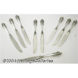 Wallace: A NINE-PIECE GROUP OF AMERICAN SILVER GRAND BAROQUE PATTERN ...