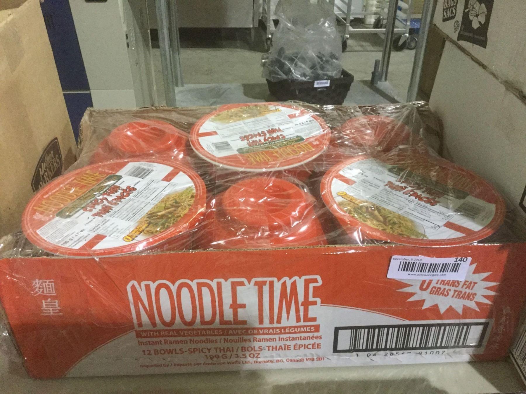 Case of Noodle Time Instant Spicy Thai Noodles (12 x 100g)