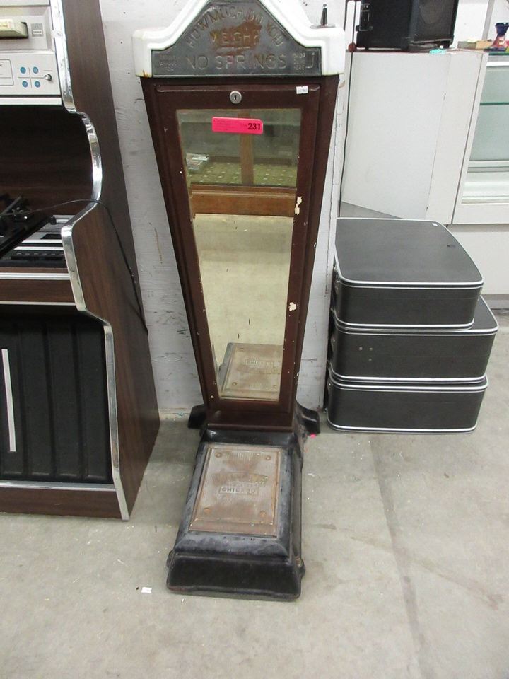 Vintage Watling Coin Operated Scale ca1930