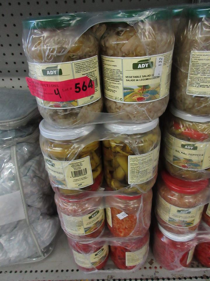 4 Cases of Assorted Ady Jarred Food Products